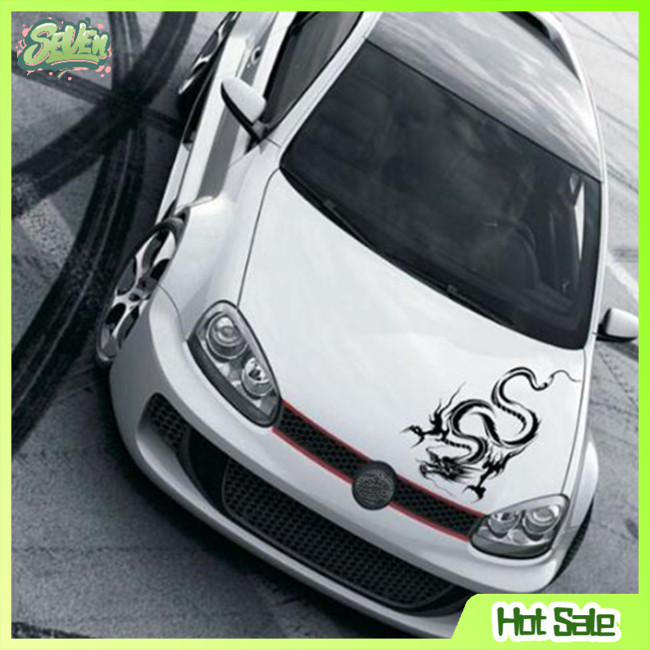 Reflective Dragon Totem Scratching Decals Car Stickers Full Body Car ...