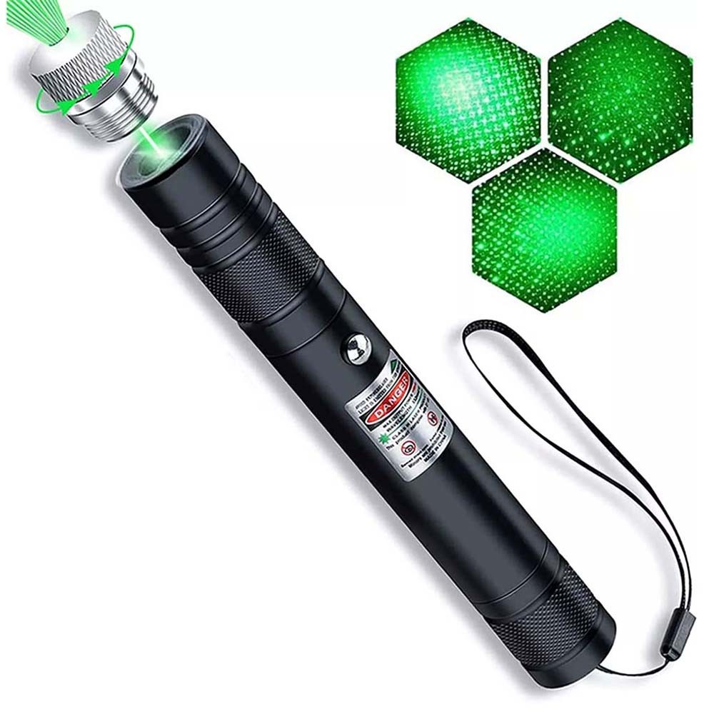 Strong Beam 2000m Green Laser Pointer Pen 532nm Lazer Torch USB ...