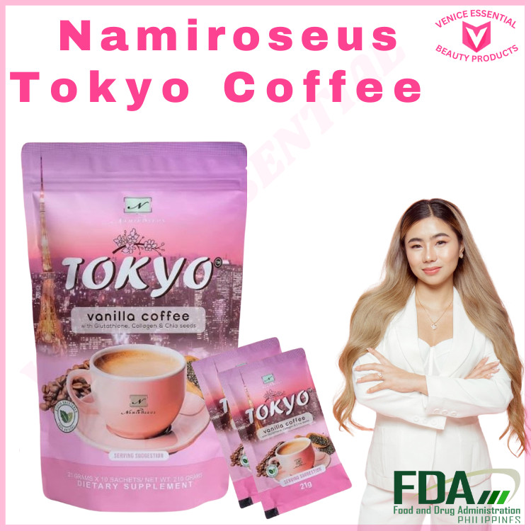 Namiroseus Tokyo Vanilla Coffee New Packaging GlutaCollagen Tetra Pack ...