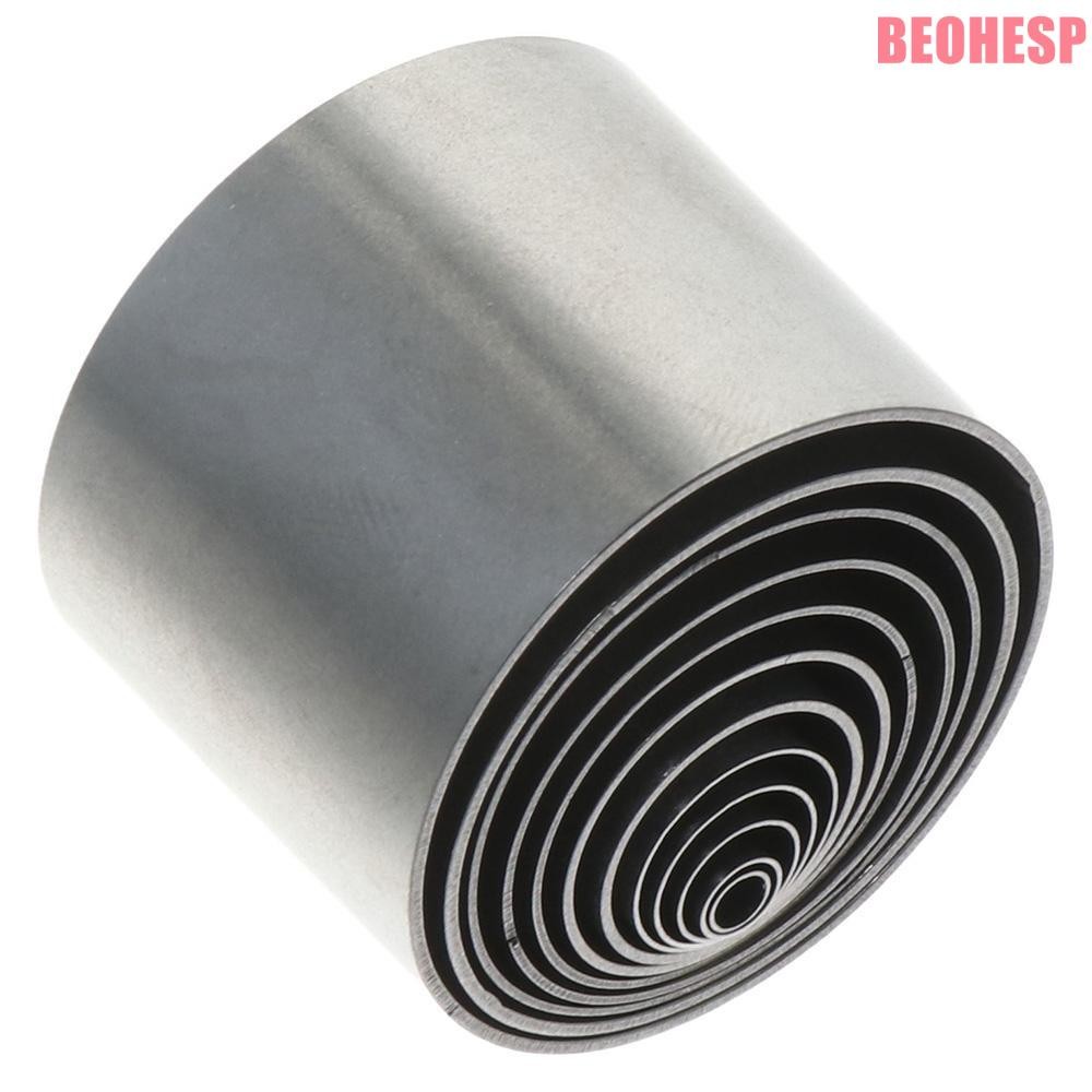 BEOHESP Round Circle Ring, 12Pcs Stainless Steel Hole Hollow Punch ...