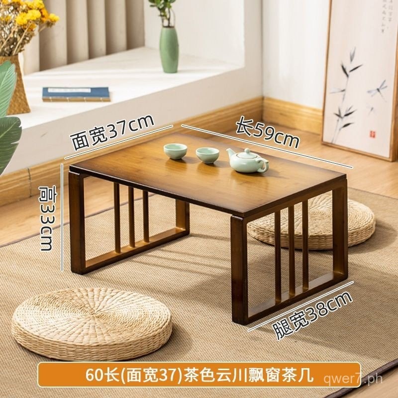 Bamboo Bay Window Small Coffee Table Tatami Japanese Style Low Table ...
