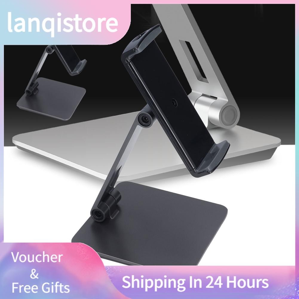 Lanqistore Cell Phone Stand Two Way Clip Weighted Base Foldable ...