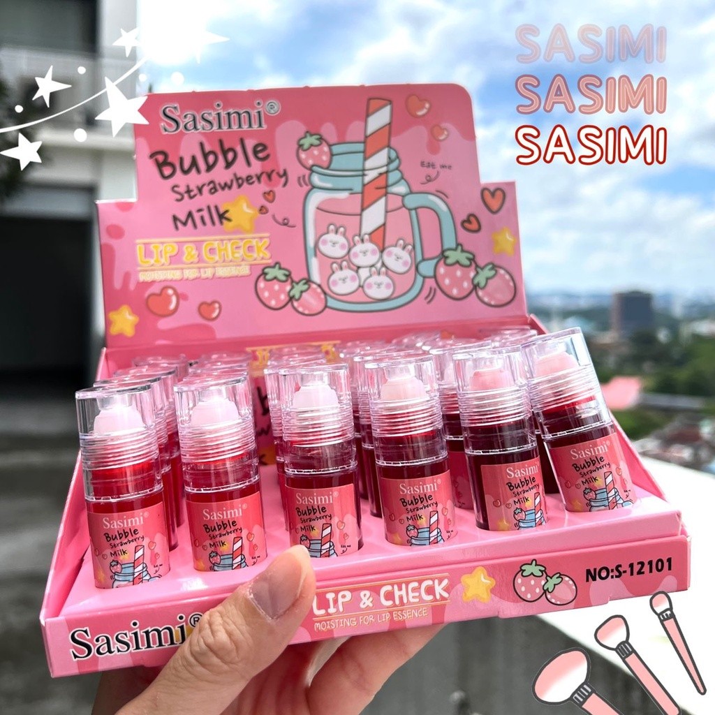sasimi bubble strawberry milk lip tint | Shopee Philippines