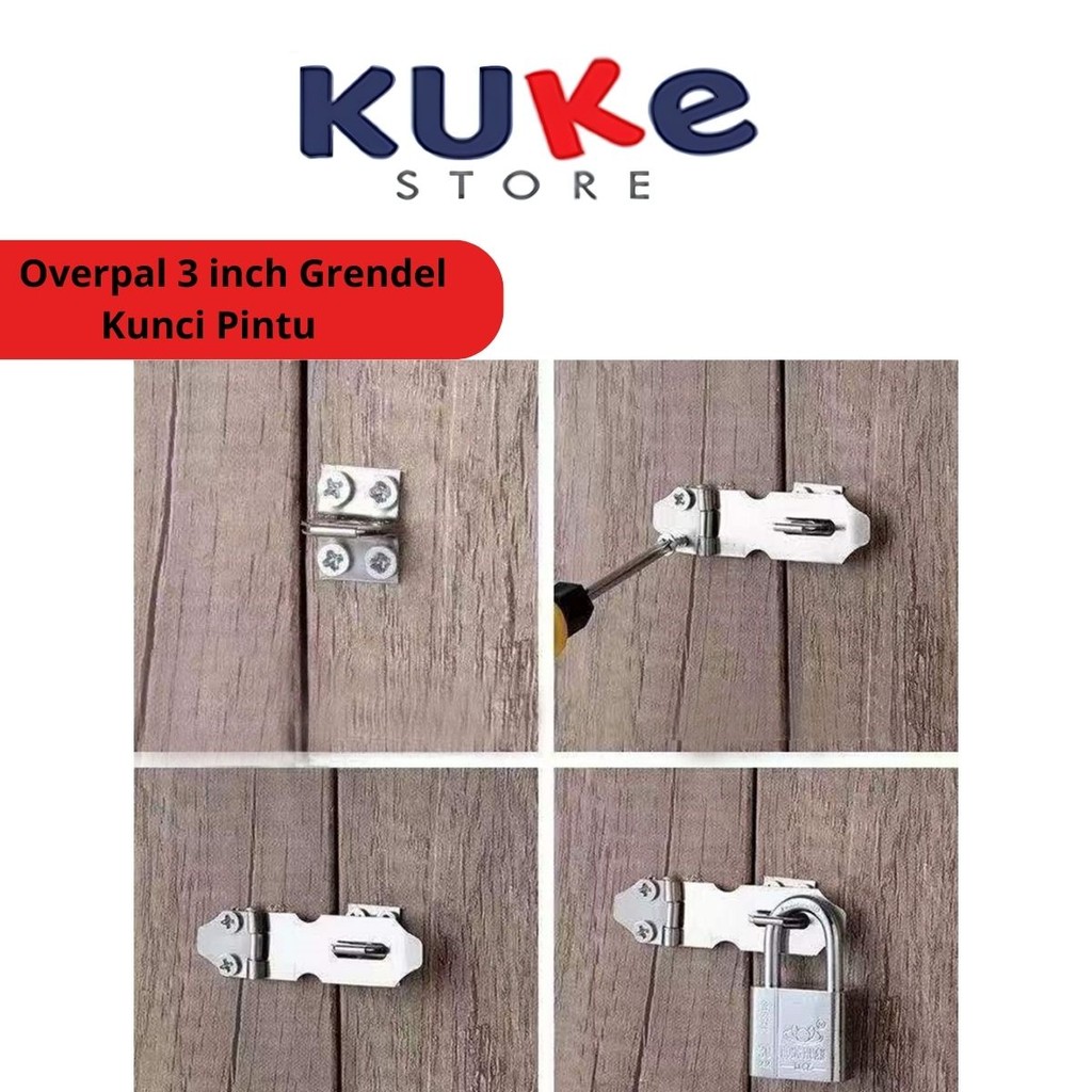 3 Inch Overpal Plate / Latch Latch Latch Stainless Steel Door Padlock ...