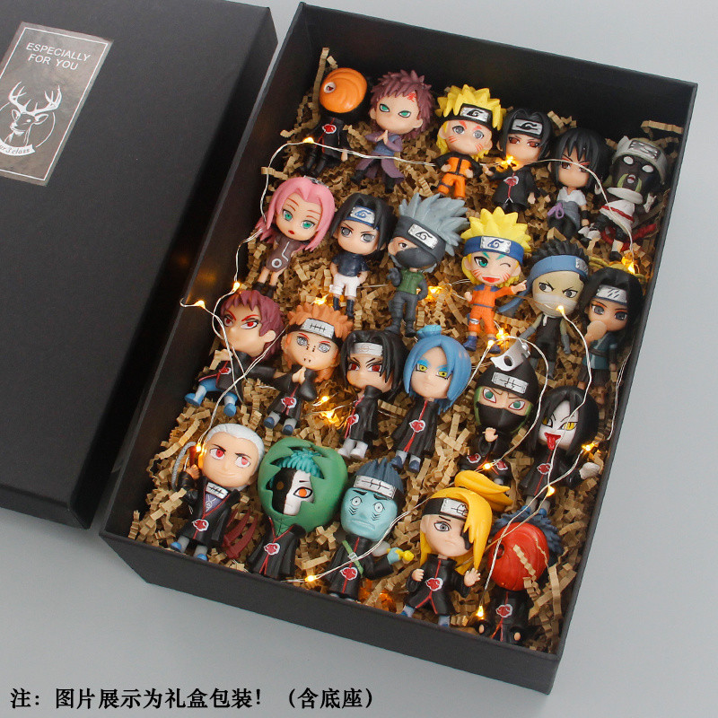 Garage Kit/Naruto Hand-Made Model Anime Doll Q Version Naruto Sasuke ...