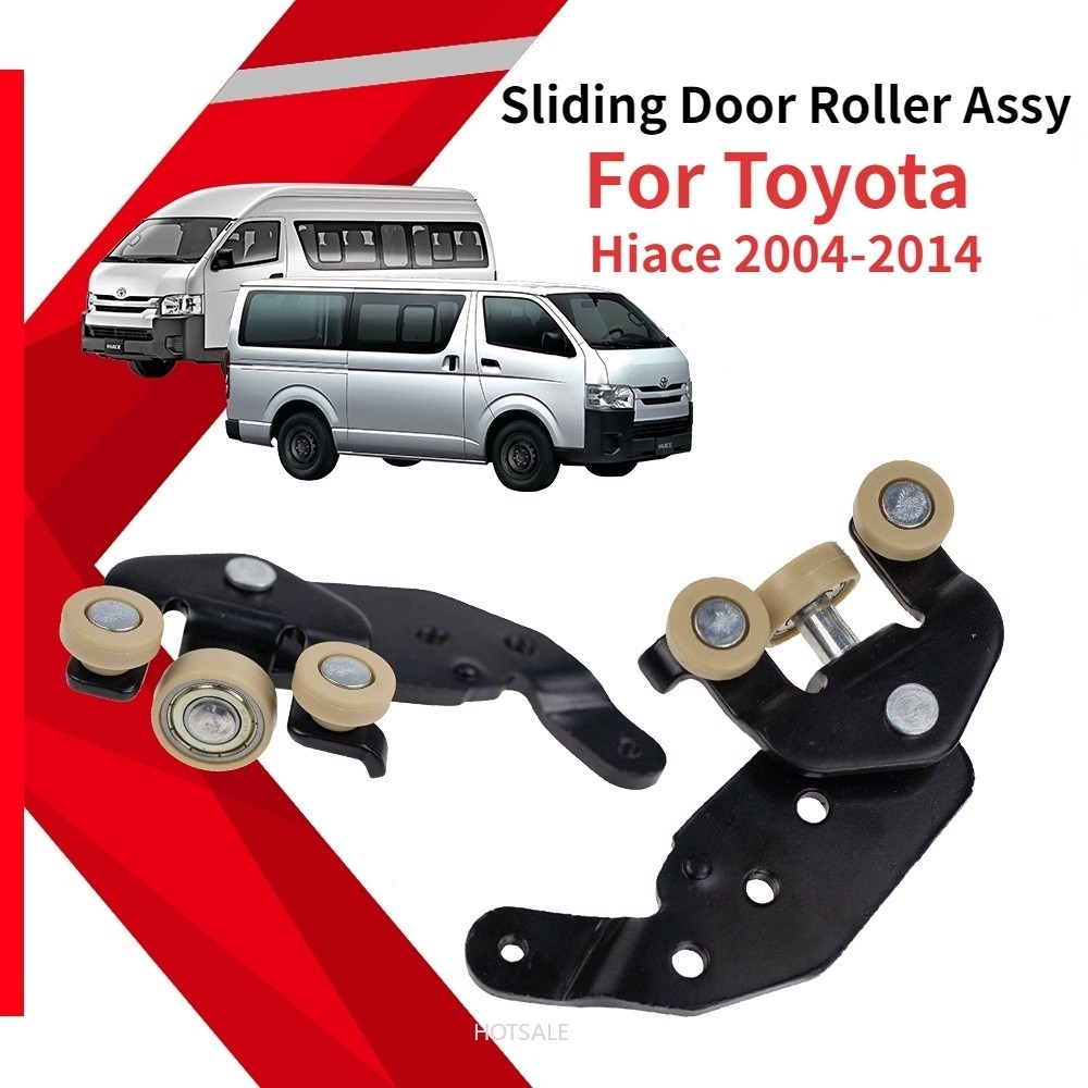 Right Sliding Door Lower Roller Base Subassembly Roller Assy for Toyota Hiace 2005-2018 68029 ...