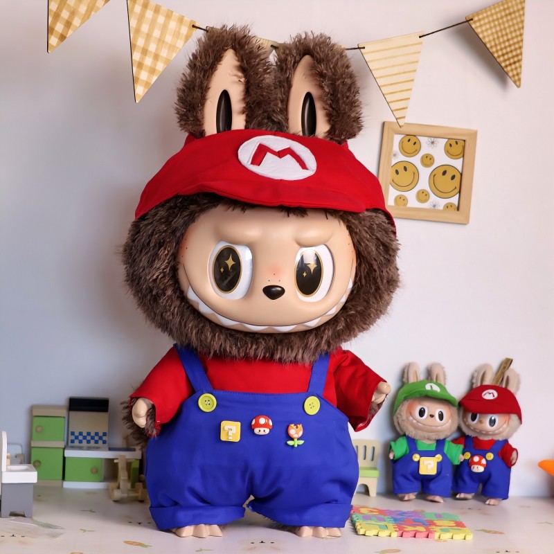 Automobiles Curtain Cloth Clothes Labubu Mario Doll Clothes Original ...