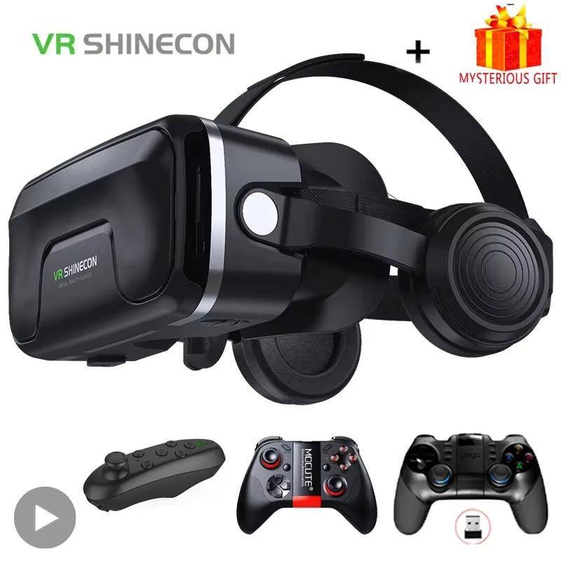Shinecon G04EA VR virtual reality 3D glasses large screen mobile phone ...