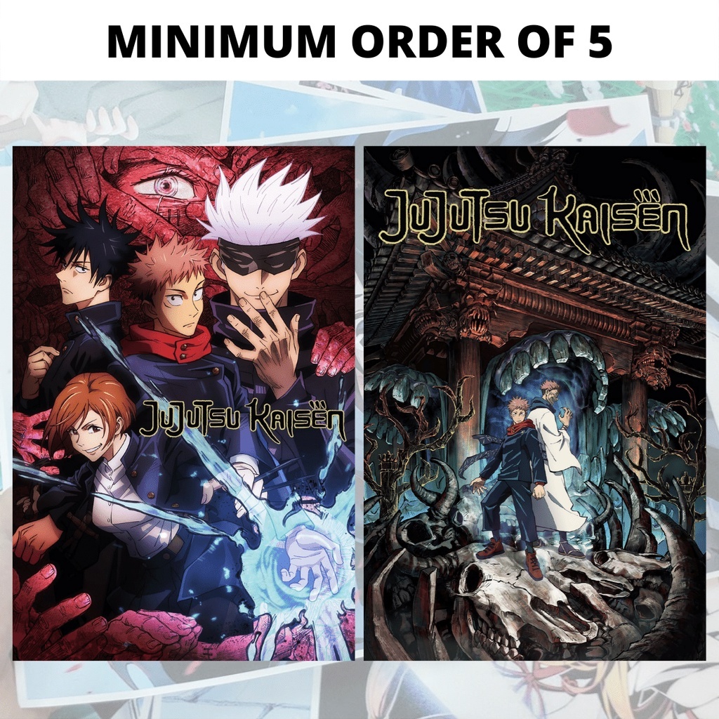 Anime Posters Jujutsu Kaisen Poster Collection A4 Photopaper Posters ...