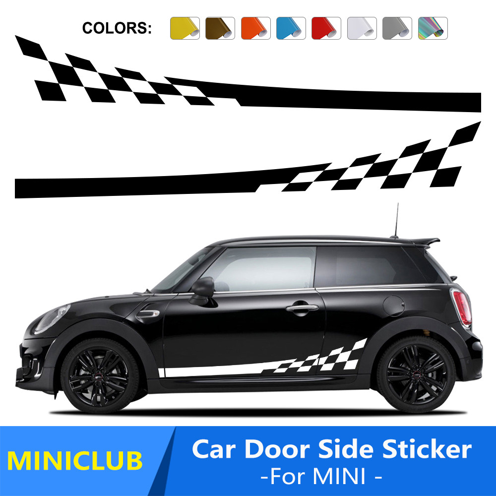 Car Door Side Stickers For MINI Cooper S JCW R55 R56 F55 F56 R60 F60 ...