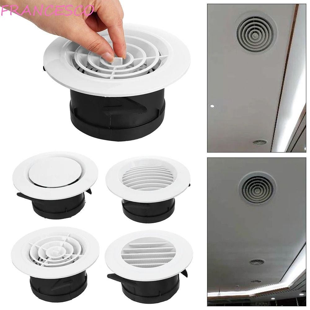 FRANCESCO Round Air Vent Extract Valve, Adjustable Plastic Air Vent ...