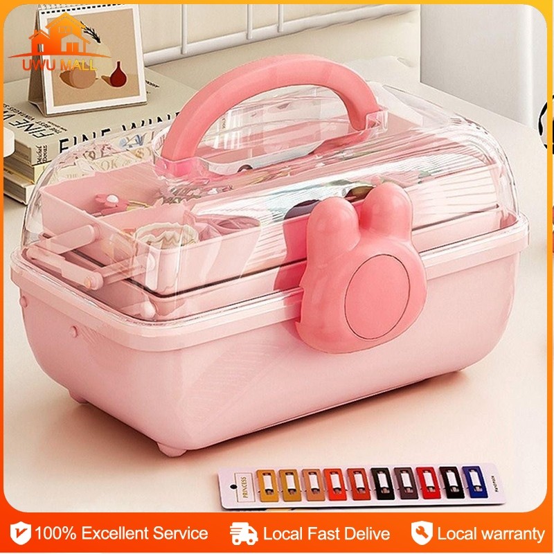 Storage box Practical Hair Accessories Storage Box 3 Tier Storage Box ...