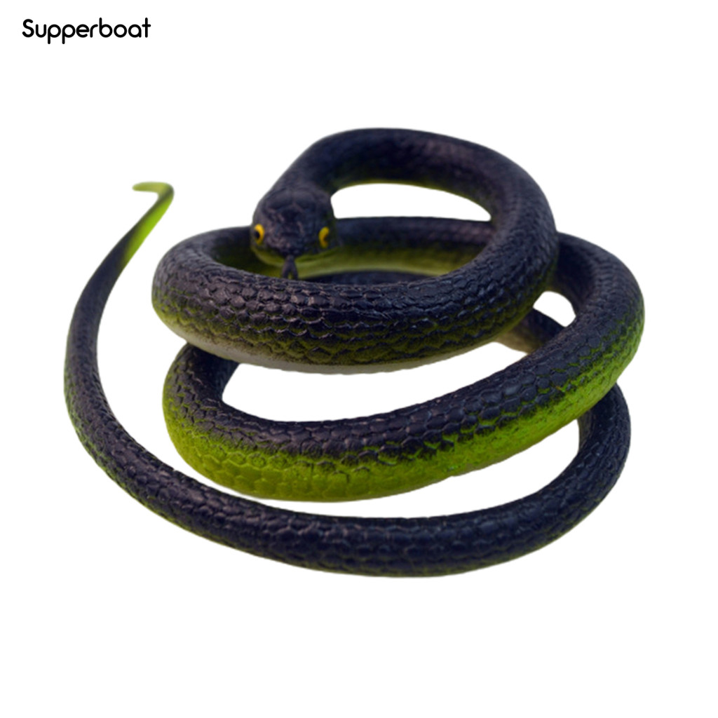 SUP- High Toughness Snake Toy Prank Snake Toy Realistic Rubber Snake ...