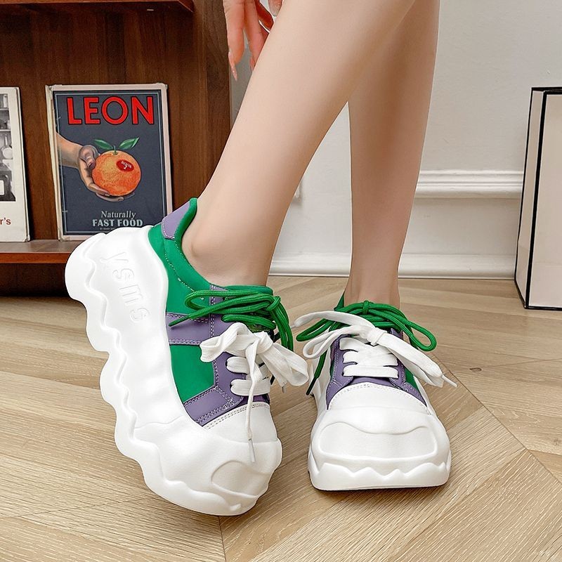 Ugly Cute Big Toe Platform Platform Bread Shoes Women 2025 Summer White ...
