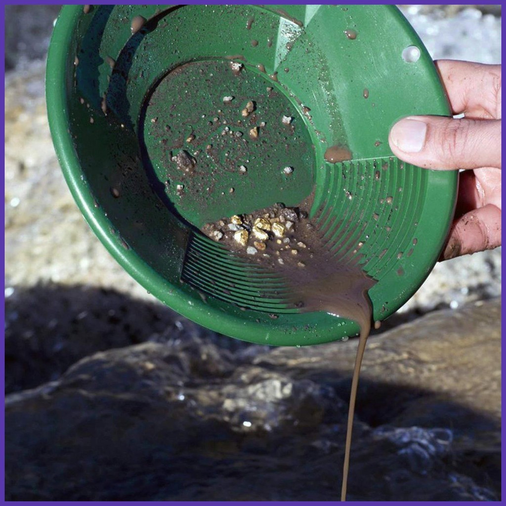Gold Pan Classifier Gold Prospecting Pan Portable Sifting Pan Manual ...