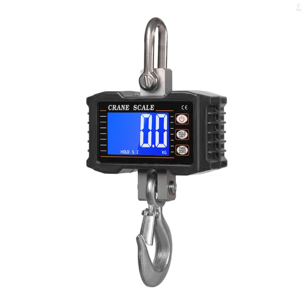 Digital Hanging Scale 1000kg/ 2204lbs Portable Heavy Duty Crane Scale ...
