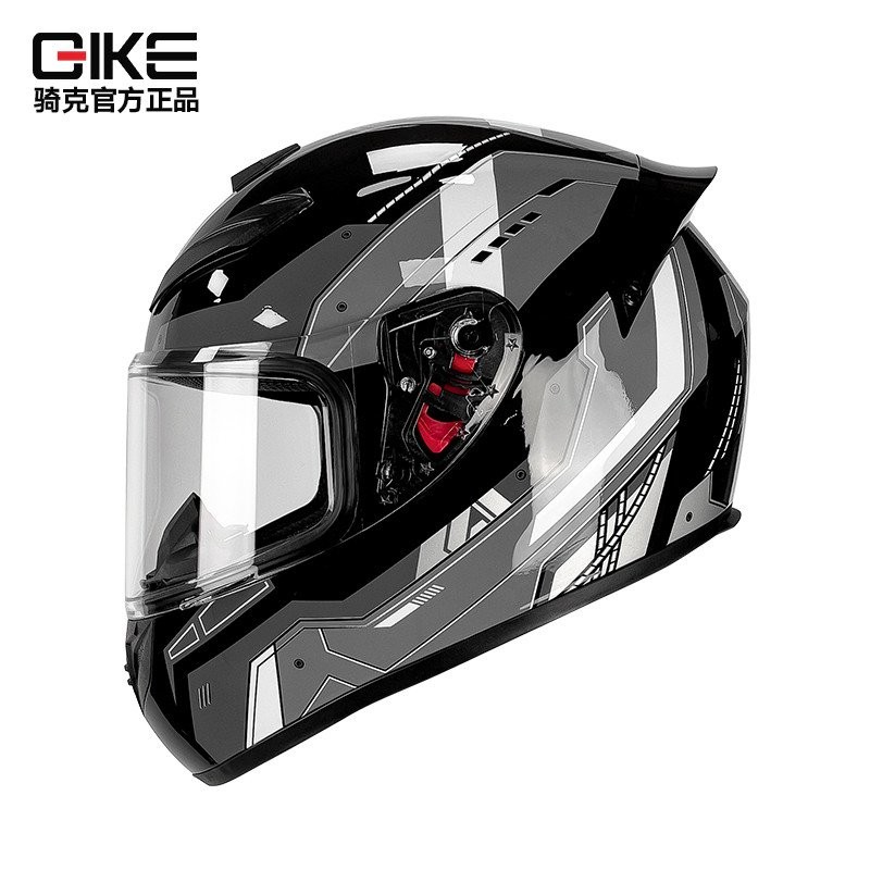 QIKE Knight Helmet Men's Motorcycle Full Face Helmet3C Safe Four ...