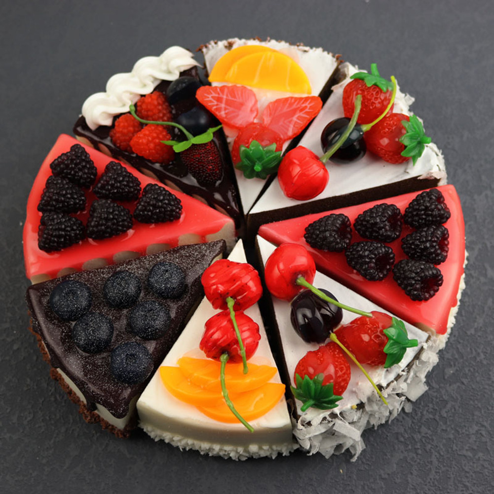 Fake Slice Cake Fake Food Bakery Shop Cake Display Model Party ...
