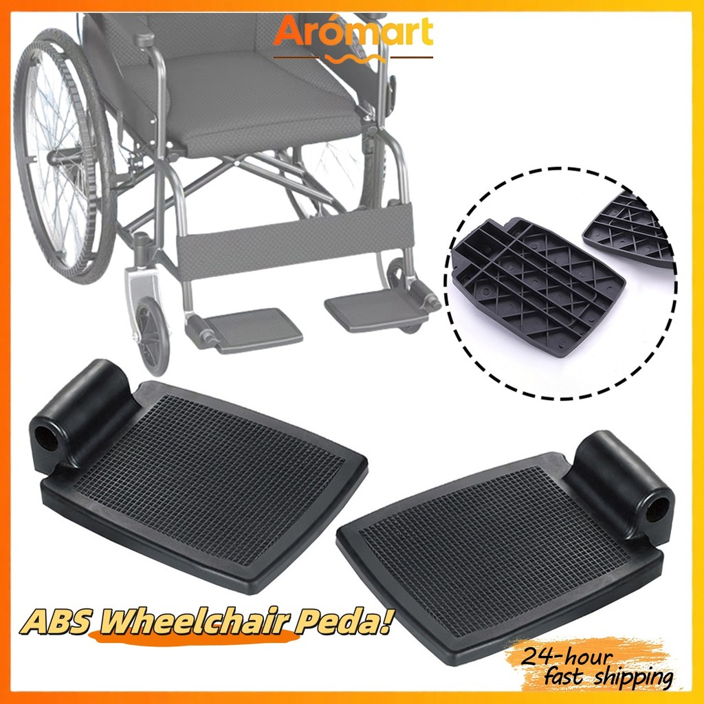 1 Piece Wheelchair Foot Rest Replacement Foldable Abs Footrest ...