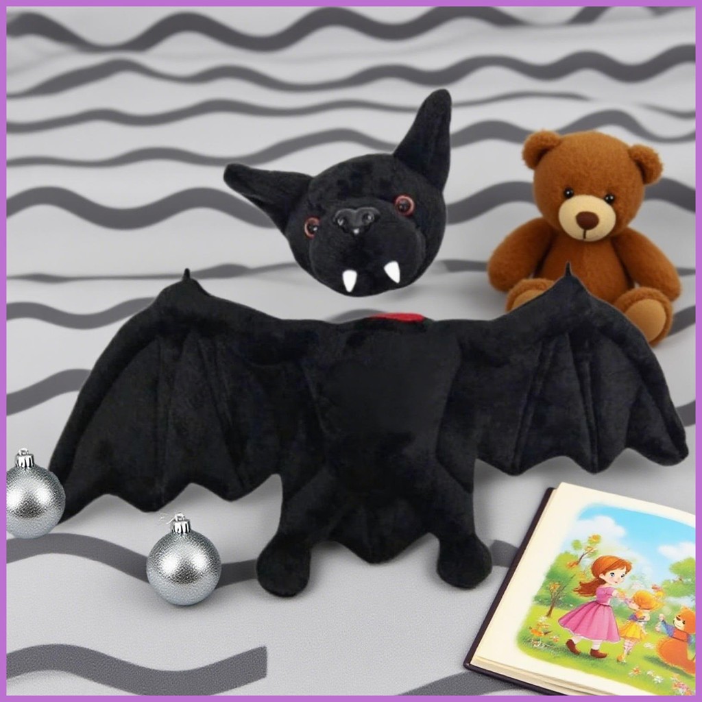 Bat Stuffed Animal Removable Head Halloween Bat Animal Gothic British ...