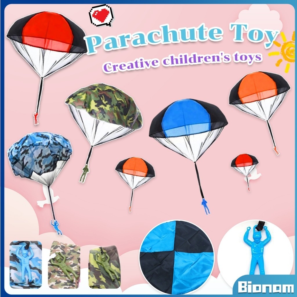 Bionam Hand Throwing Parachute Kids Toy Children Fly Parachute Sport ...