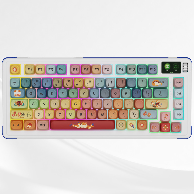 Lychee Gaming C75Pro Three-mode Bluetooth Wireless 2.4G Customized Hot ...