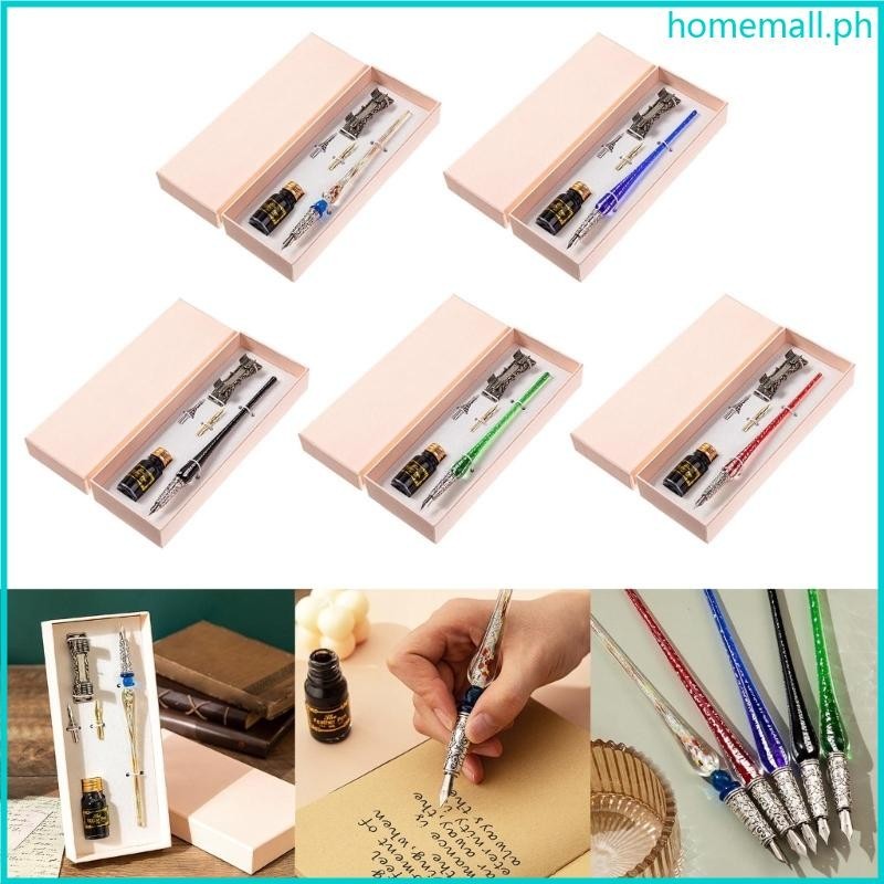 HO Delicate Pen Stem Writing Quill Pen Calligraphy Pen Birthday Set ...
