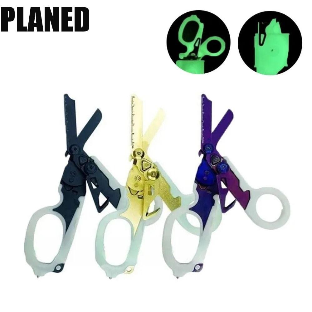 PLANED Emergency Response Shears, Luminous Raptors Folding Scissors ...