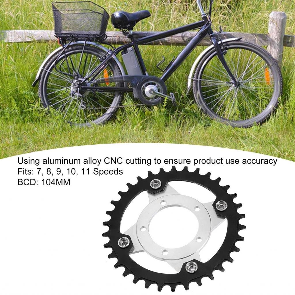 Gugushop 32T 34T 36T 38T 46T 52T 104BCD Electric Bike Chainring Adapter ...