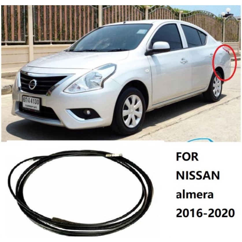 FOR NISSAN Almera 2015 2016 2017 2018 2019 Fuel tank cap cable' Gas ...