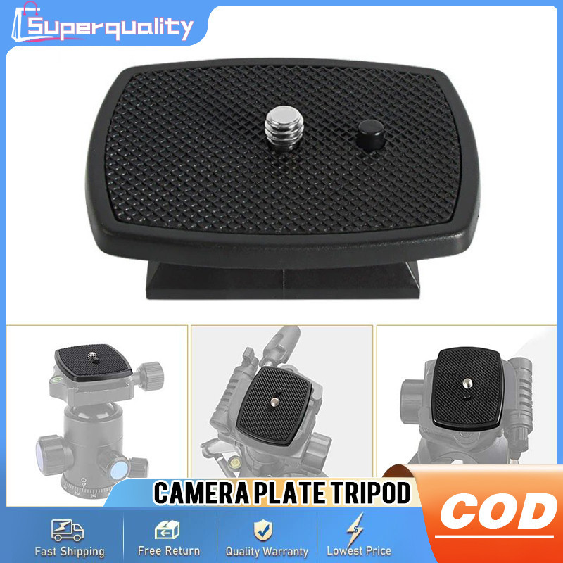 Dslr Quick Release Plate Camera Plate Tripod Head Plate Adapter With 1/ ...