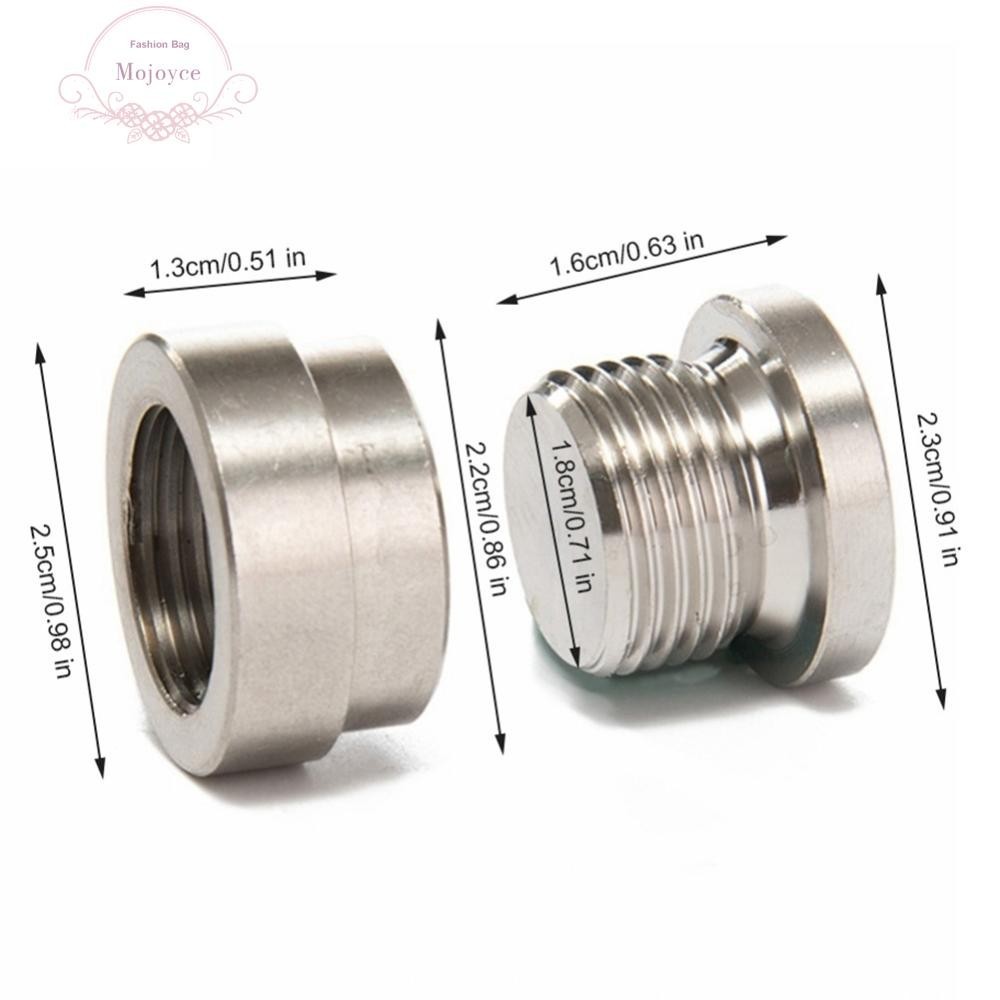 O2 Oxygen Bung Nut Cap Stepped Adapter Nut Wideband Kit Plug Extender ...