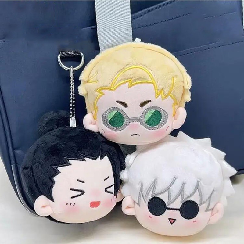 Anime Jujutsu Kaisen Plush Doll Keychain Satoru Gojo Geto Suguru ...
