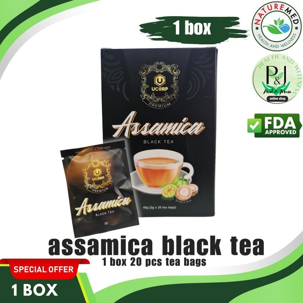 1 Box Original Assamica Black Tea (20 pcs tea bags/box) | Shopee ...