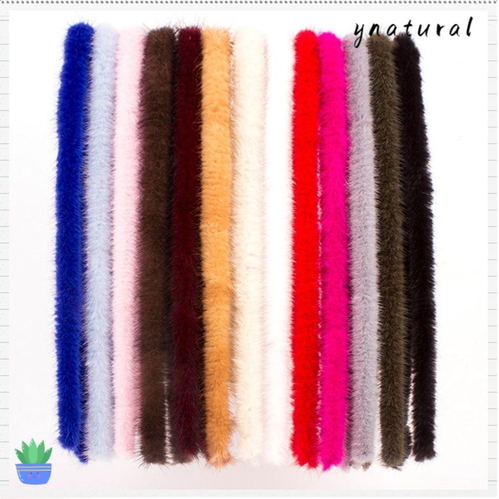 YNATURAL Rabbit Hair Twisting Stick, Plush Fluffy Trim DIY Twisting ...