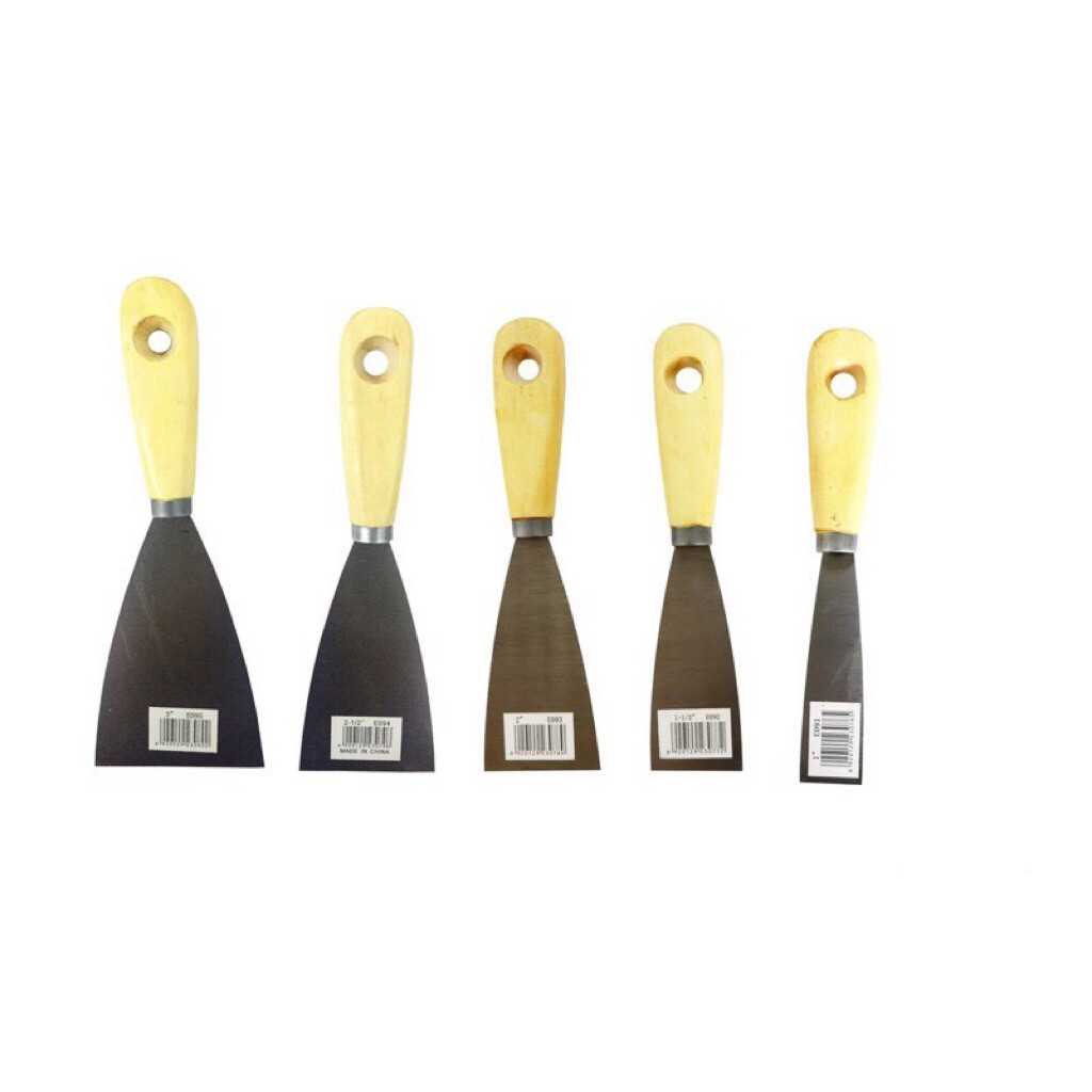 SPACKLE PUTTY KNIFE SPATULA PALETA WOOD HANDLE | Shopee Philippines