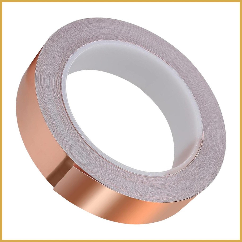Copper Foil Tape for Stained Glass Single-Sided Conductive Solder Tape ...