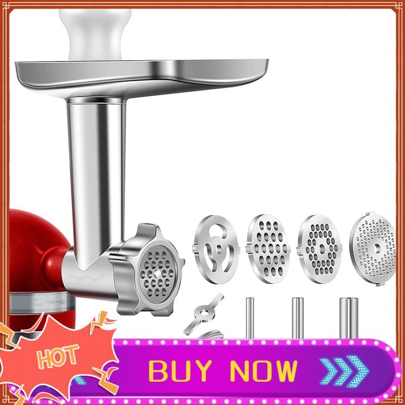 1 Set Metal Food Grinder Attachment For KitchenAid Stand Mixers, Meat ...