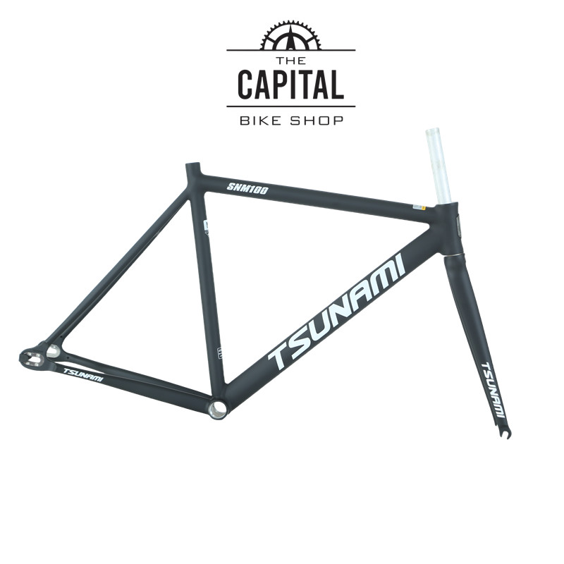 Tsunami Snm100 Fixed Gear Bicycle Frameset 49cm 52cm Aluminum Racing ...