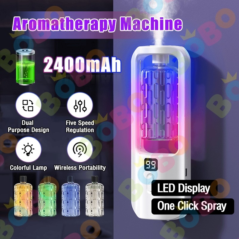 Digital Display Rechargeable Fragrance Machine Automatic Aroma Diffuser ...
