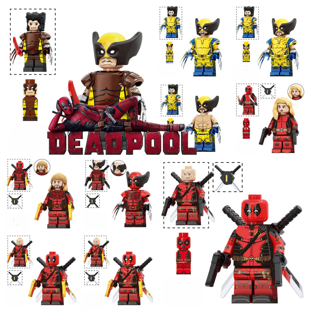Marvel Animation Series Superhero Wolverine Deadpool Assembling ...