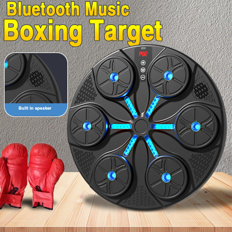 Music Boxing Training Machine Electronic Boxing Target Wall Mounted ...