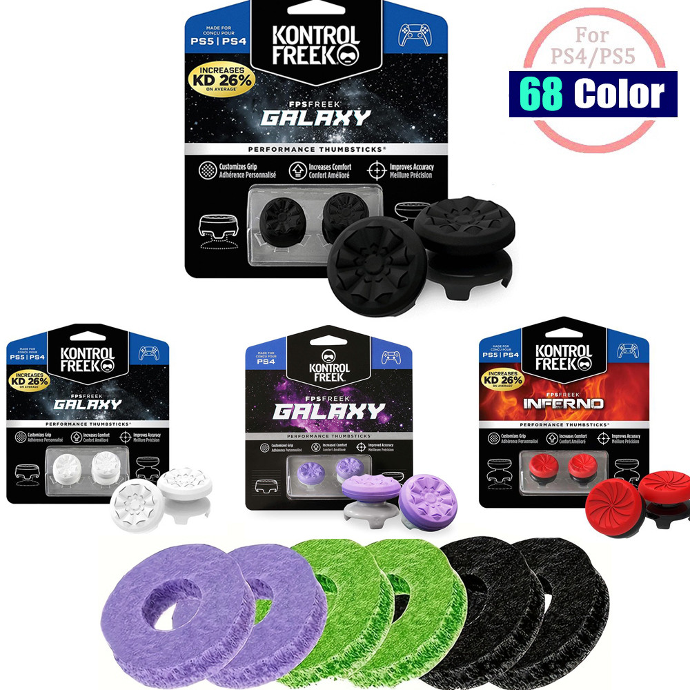 KontrolFreek Aim Boost Kit for PS4 PS5 Controller CQC FPS Thumb Caps ...