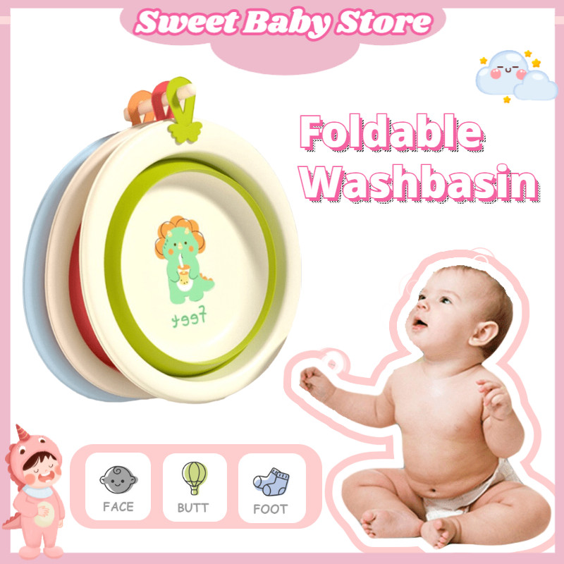 Multi-purpose Foldable Washbasin Newborn Baby Washing Foot Washing Butt ...
