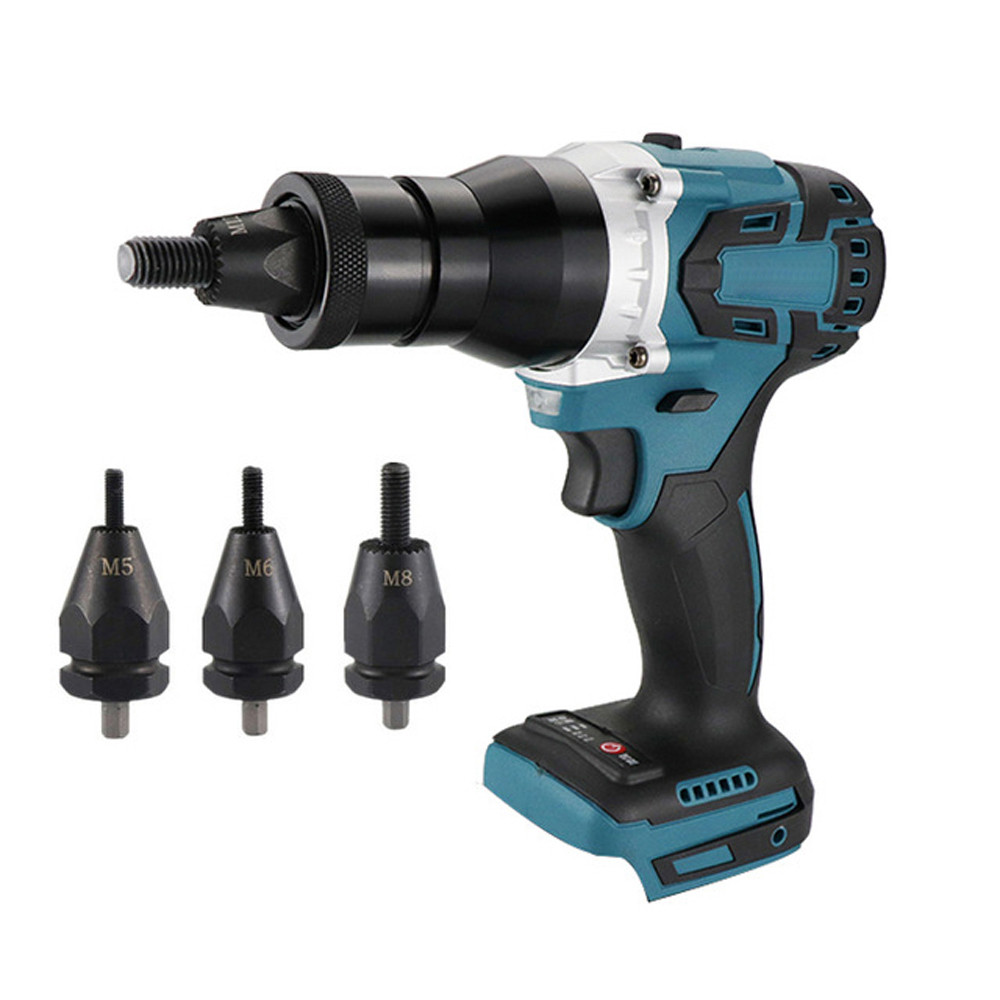 Brushless Riveting Gun Powerful Electric Rivet Nut Machine Kit with ...