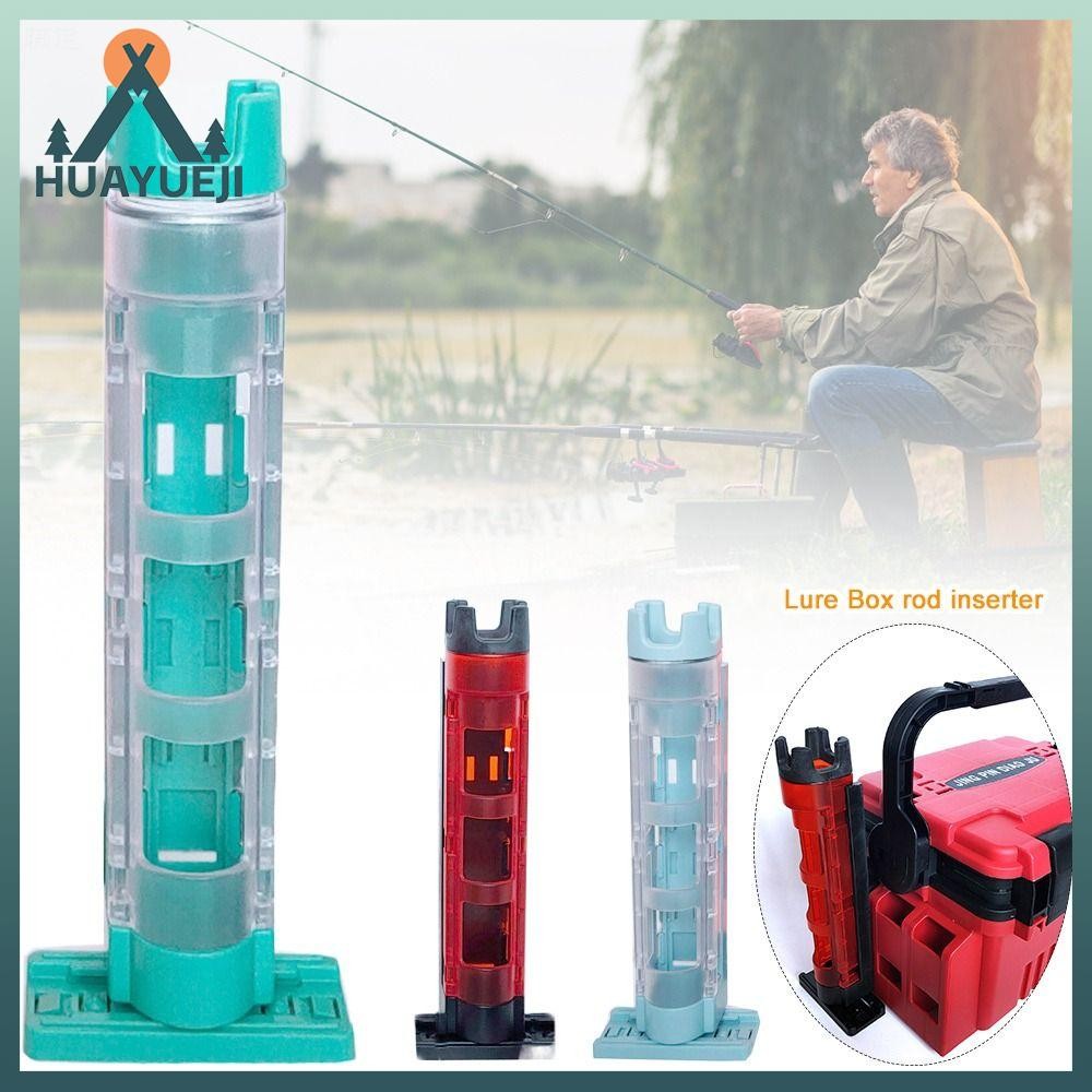 HUAYUEJI Fishing Rod Stand, Fishing Box Fishing Barrel Holder ...