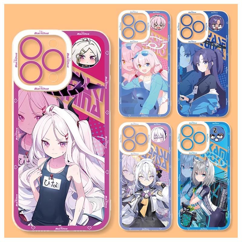 Blue Archive Game Pretty Girl Cover For Samsung Galaxy S24 Ultra S22 ...