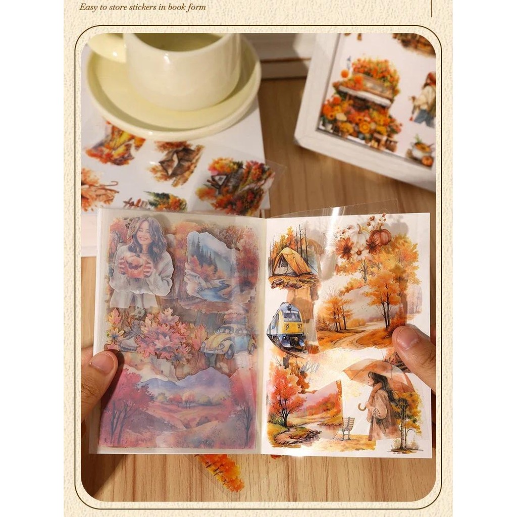 JIANWU Four Seasons Journey Series Vintage Travel Character Material ...