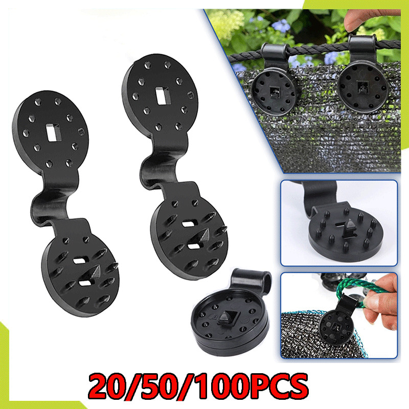 20/50/100PCS Sunshade Mesh Clips Garden Greenhouse Shade Fabric Fixing ...