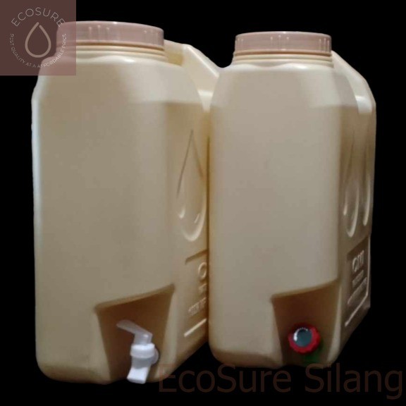 Water Container 20 Liters / 5 Gallons AESTHETIC Cream Beige Slim Jug ...
